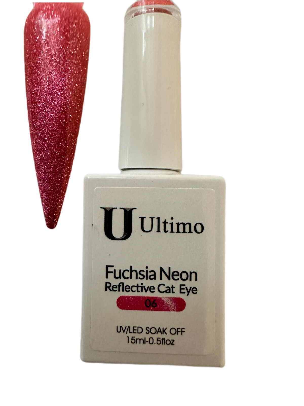Gel Reflective cat eye Gel Uv/ led ÚLTIMO 15ml FUCHSIA NEON #6 | eBay