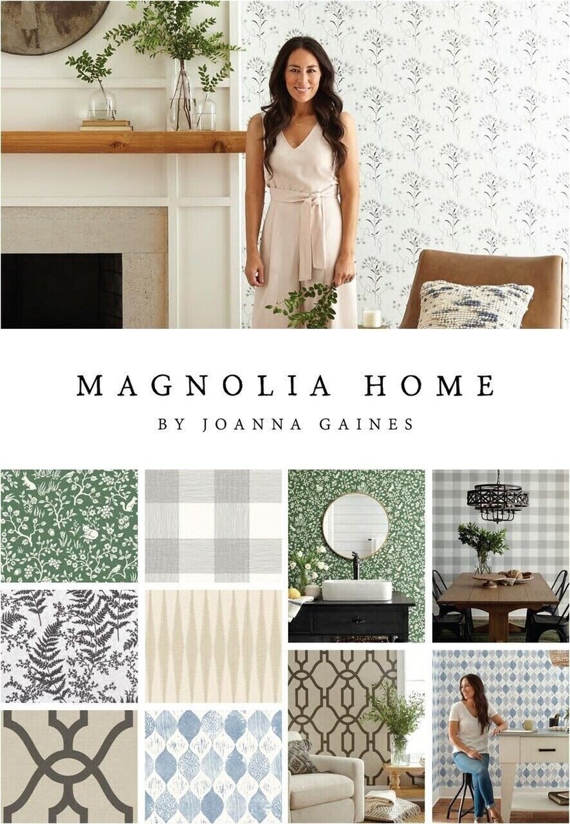 Shiplap Magnolia Wallpaper