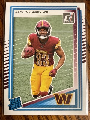 2025 Donruss Panini Jaylin Lane Rated Rookie No. 335 Washington ...