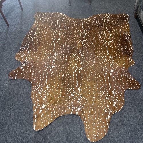 DEAR SKIN LEATHER HIDE RUG Deerskin - REAL PLEASE SEE ALL PHOTOS | eBay