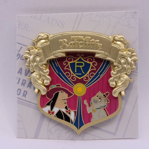 A4 Disney Pin LE Heroes Villains House Sigil Crest Ratcliffe Pocahontas ...