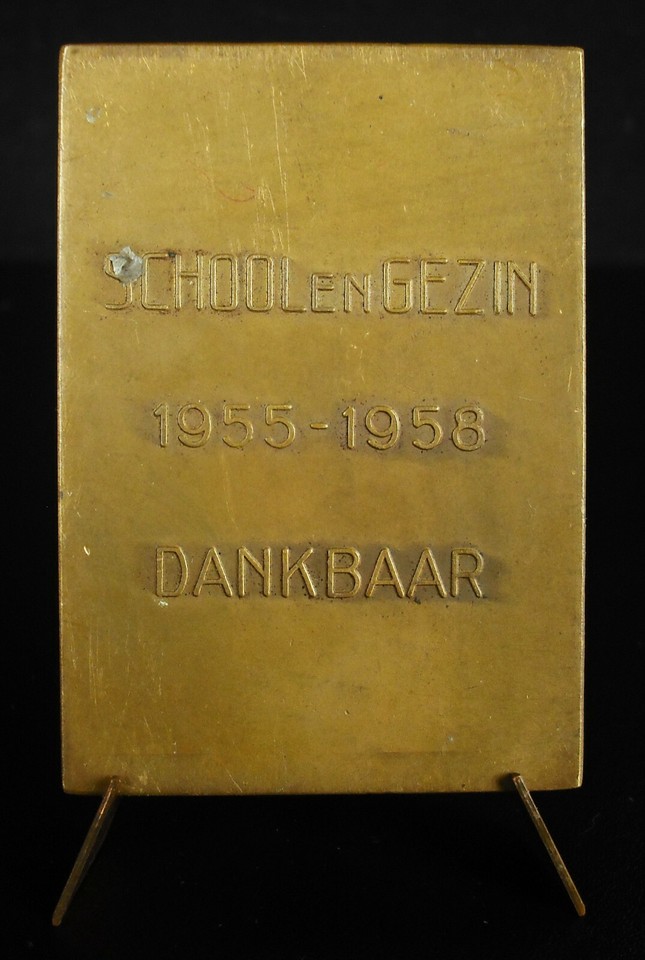 Médaille 1958 E Barckenier Bisschop Van Gent Belgique à K J Calewaert ...