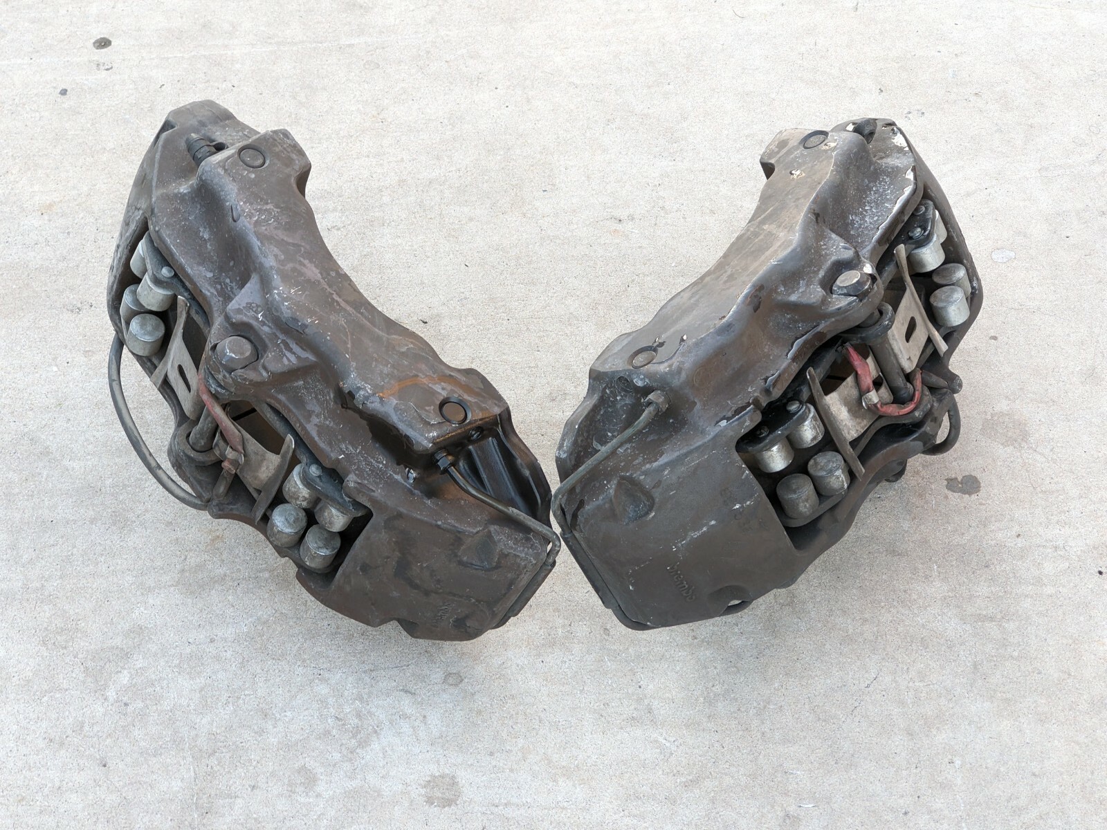 2004-10 VW Touareg Porsche Cayenne 6 Piston Brembo 18Z Brake Calipers ...