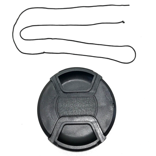 72mm LENS CAP COVER W/ STRING Center Pinch for Digital SLR DSLR Camera ...