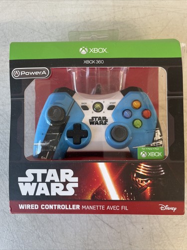 Star Wars Force Awakens X-Wing Xbox 360 Controller PowerA Disney 2015 ...