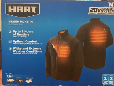 HART Men's Heated Body Warmer Jacket - Large - Black New In Sealed Box ...