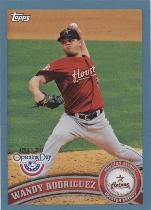 2011 Topps Opening Day - Wandy Rodriguez #113 Blue /2011 for sale ...