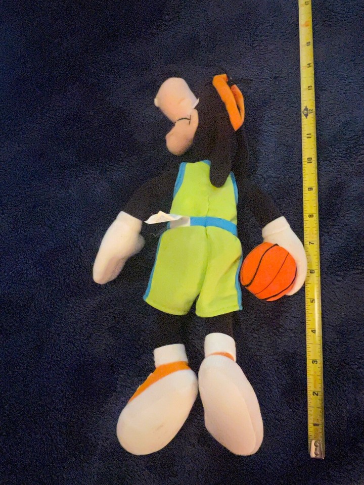 Mattel Star Bean Disney Double Dribble Goofy Plush Soft Stuffed Animal ...