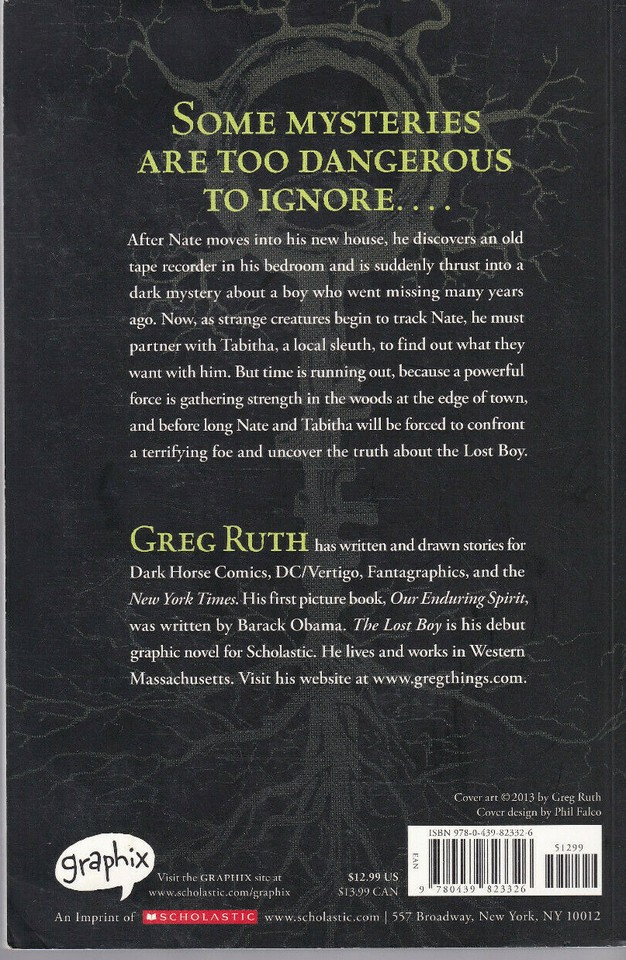 THE LOST BOY By Greg Ruth (2013 Trade Paperback) 9780439823326| eBay