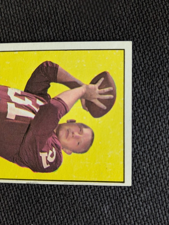 Sharp Looking 1961 Topps 125 Don Bosseler Washington Redskins Football ...