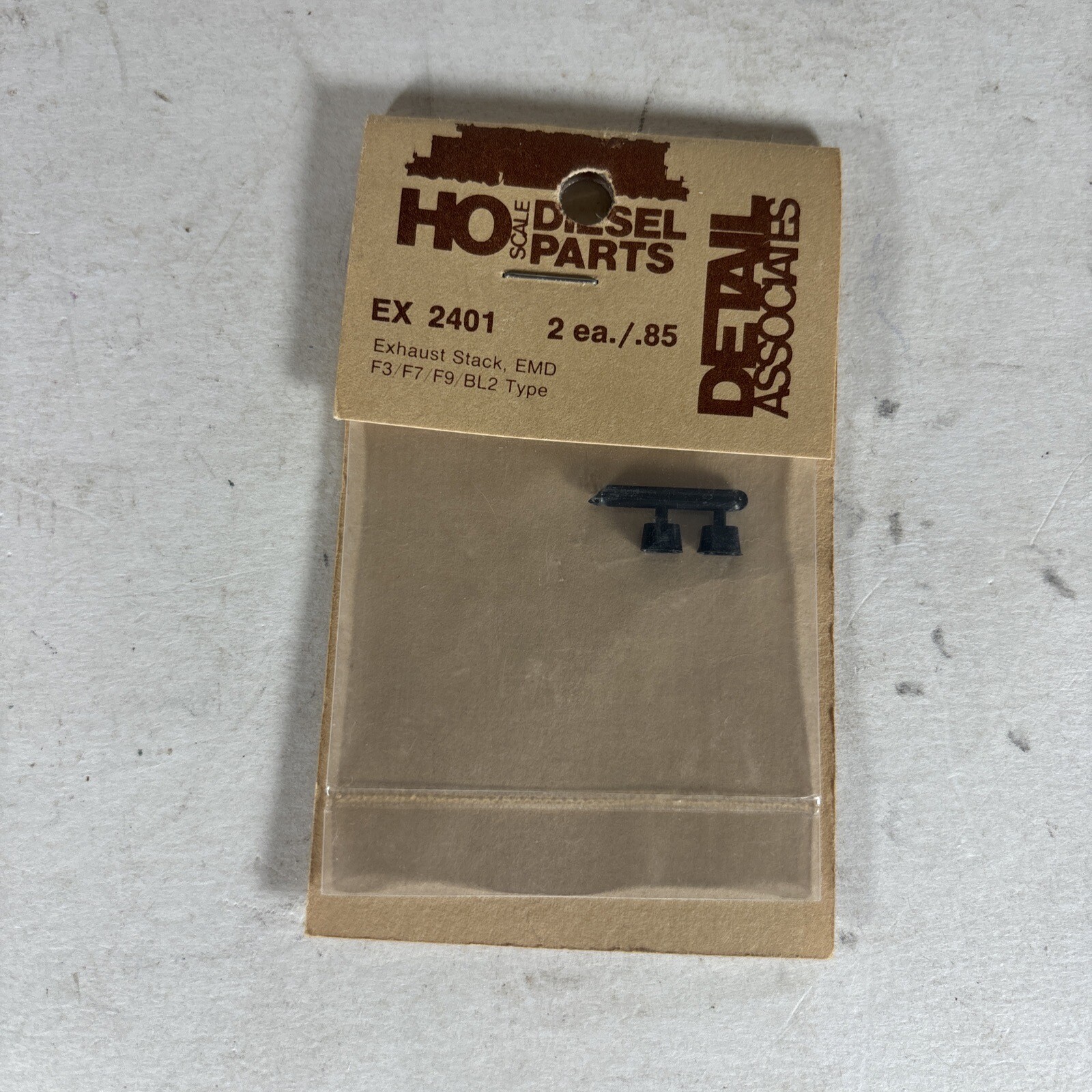 Detail Associates HO #EX-2401, Exhaust Stack, EMD F3, F7, F9, BL2 Type ...