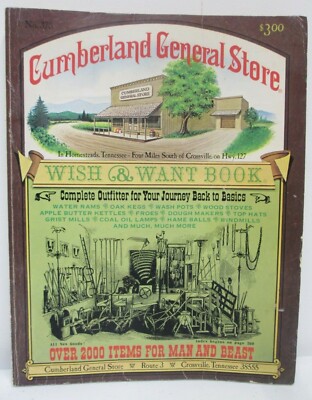 Vintage 1976 Cumberland General Store Wish Want Book Catalog Tennessee ...