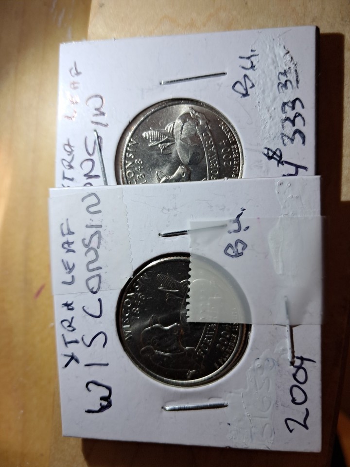 2004 Wisconsin Quarter P High Leaf | eBay