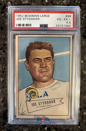 1952 Bowman Large 99 Joe Stydahar PSA 4.5 Rookie Card! Chicago Bears ...