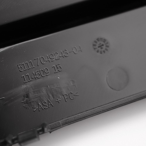 2pcs Front Bumper Fog Light Grille Grill 51117049243 Fit BMW E60 E61 ...