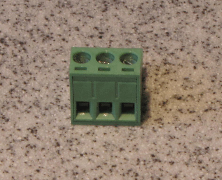 6 pcs., 3 pin, 5.08mm (0.2in) Connector / Terminal Block - Phoenix type ...