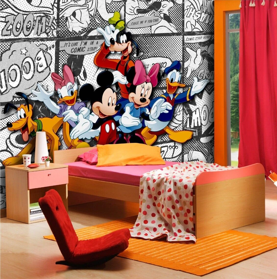 Mickey Mouse Wallpaper For Bedroom