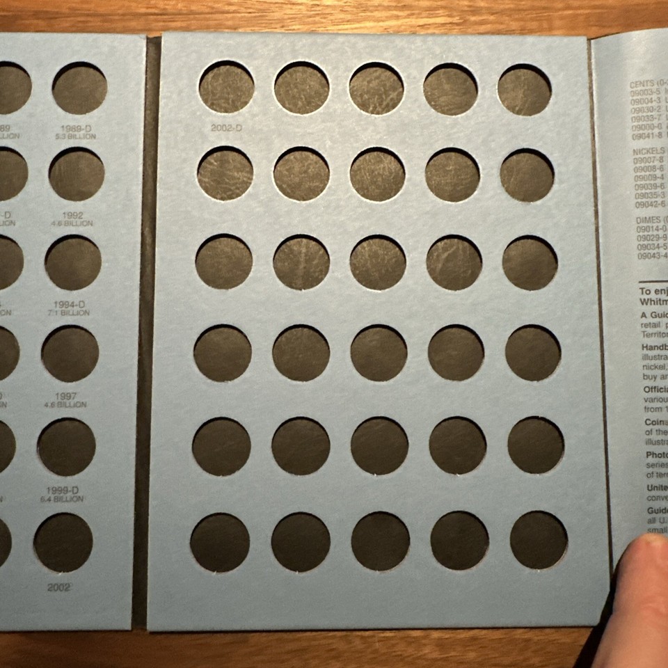 Whitman Lincoln Cents Coin Folder 1975 Volume 3 Penny Album Book 9033 ...