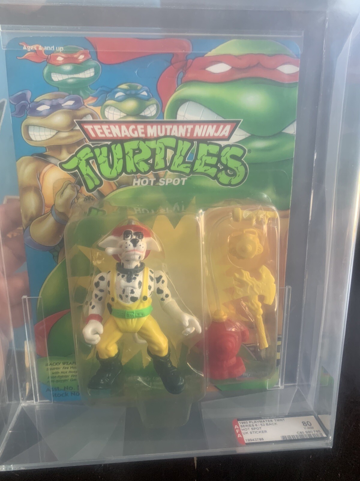 Teenage Mutant Ninja Turtles HOT SPOT AFA Graded 80 Vintage TMNT ...