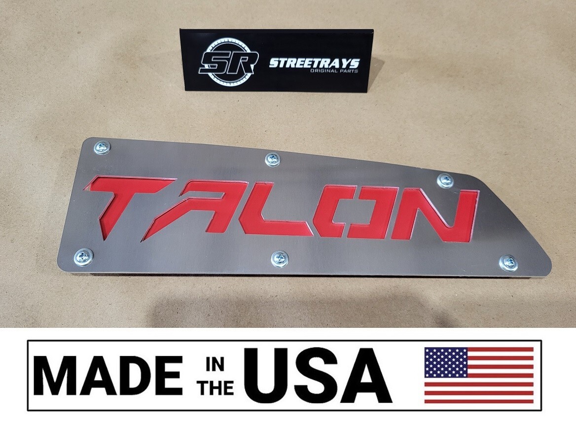 [SR] Aluminum Dash Logo Cover Plate Panel FOR Honda Talon 1000X 1000R ...