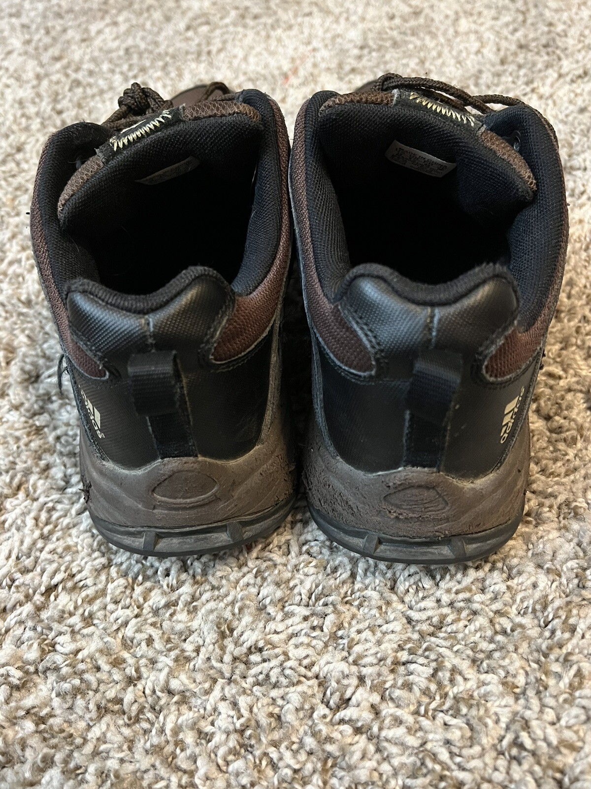 Adidas Mocha Brown Winter Hiking Trail Boots Men's Si… - Gem