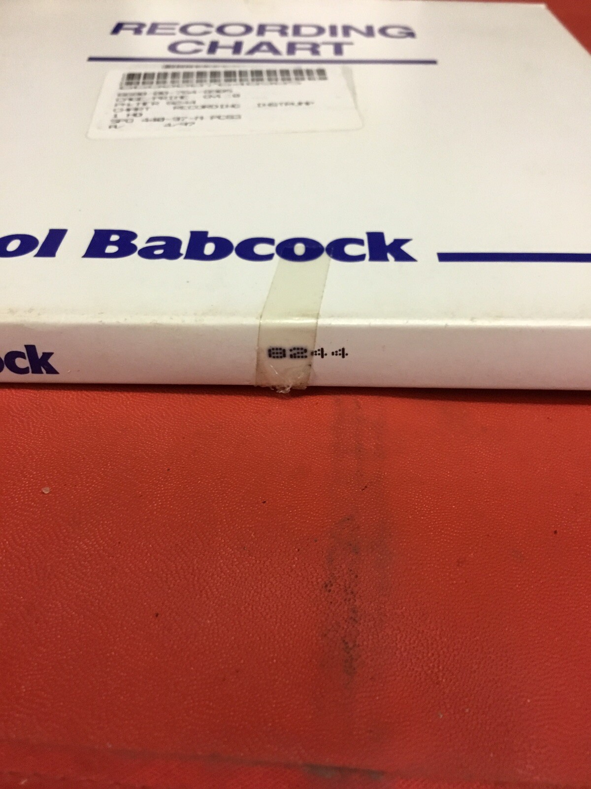 Box of 100 Bristol Babcock Circular Chart Recorder Paper Sheets MPN ...