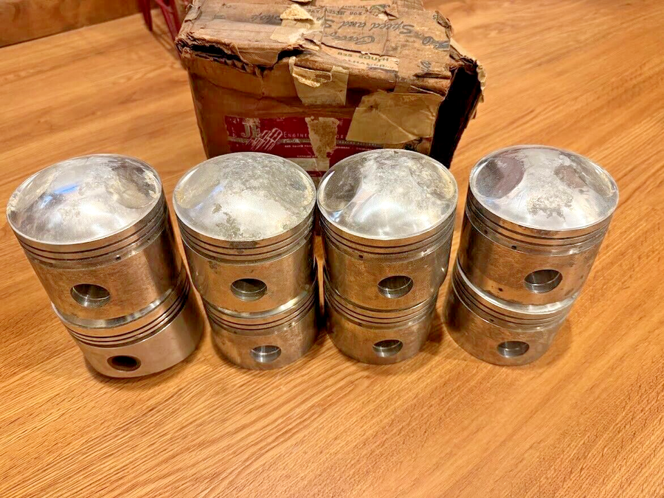 Vtg JE 3.875 Bore 12 to 1 Comp. Offy Midget Sprint Aluminum Racing ...