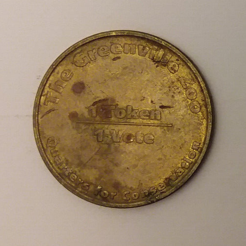 Greenville South Carolina Zoo Quarters For Conservation Token 25mm | eBay