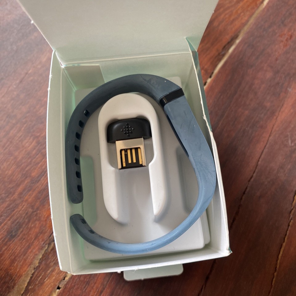 FITBIT FLEX 1 Wireless Wristband BLUE Watch FITNESS Activity Tracker ...