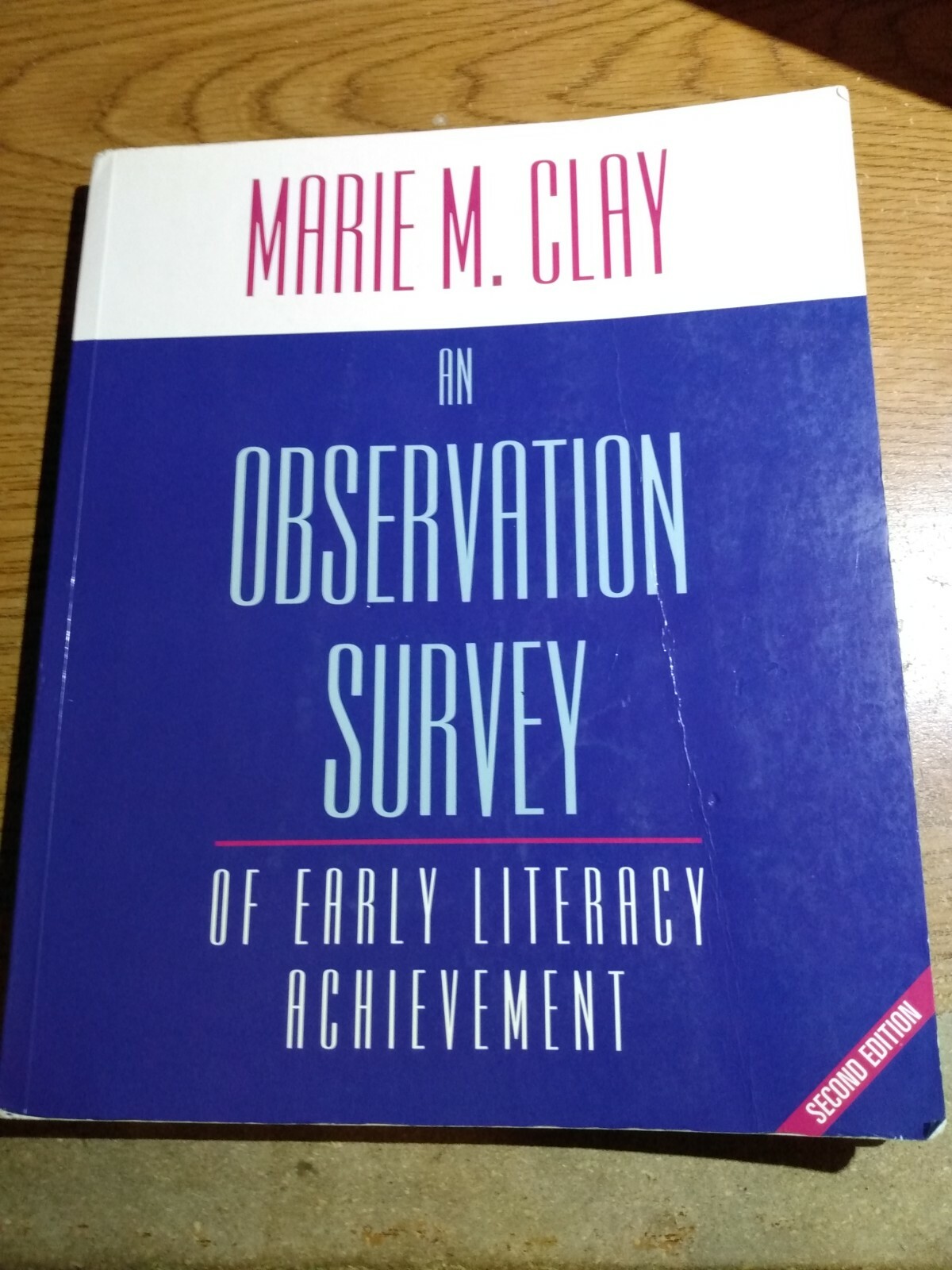 An Observation Survey of Early Literacy Achievement by Marie M. Clay ...