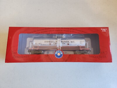 Lionel Anheuser Busch Tank Car 1928240 | eBay