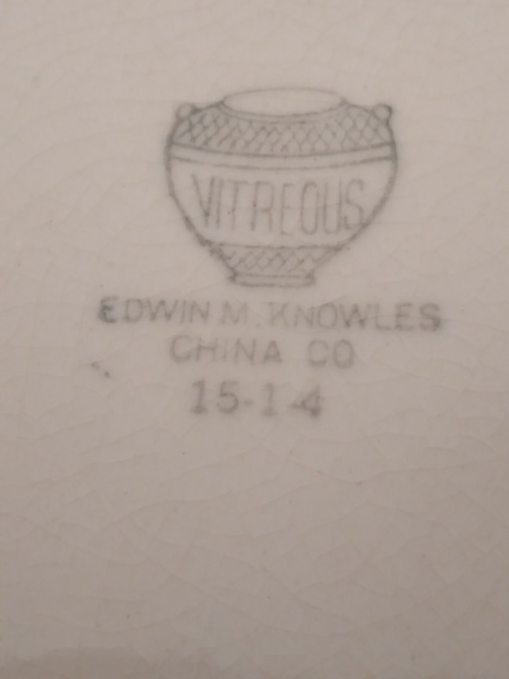 Edwin M. Knowles China Vitreous Coffee Tea Pot Pitcher Pink Roses EUC ...