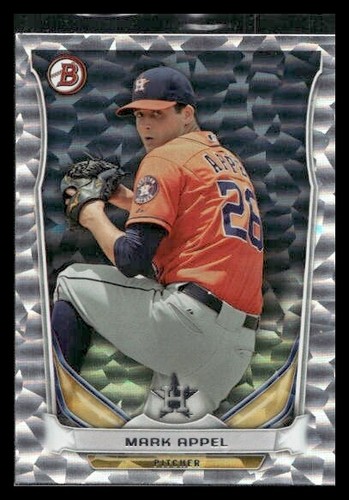 2014 Bowman Draft #TP-4 Mark Appel Top Prospects Silver Ice Houston ...