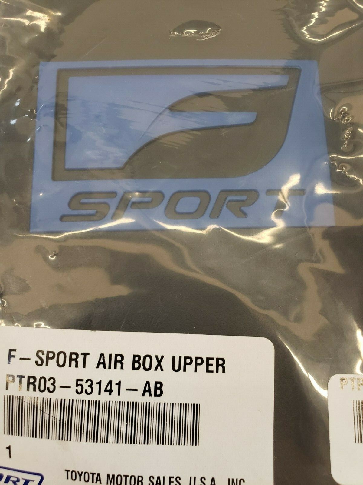 LEXUS OEM FACTORY F-SPORT AIR BOX LID 2014-2017 IS250 IS350 PTR03-53141 ...