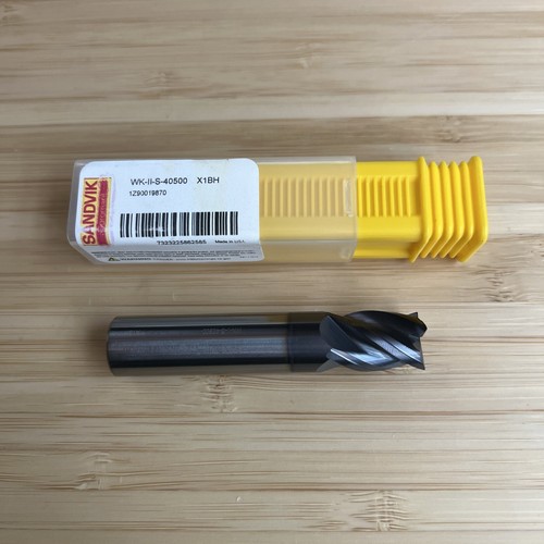 SANDVIK WK-II-S-40500 X1BH CoroMill® Dura Solid Carbide end Mill 4 ...