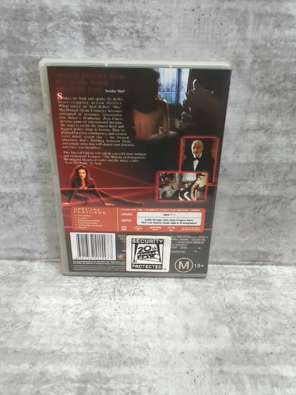 Entrapment (DVD, 1999) Region 4 9321337015477 | eBay