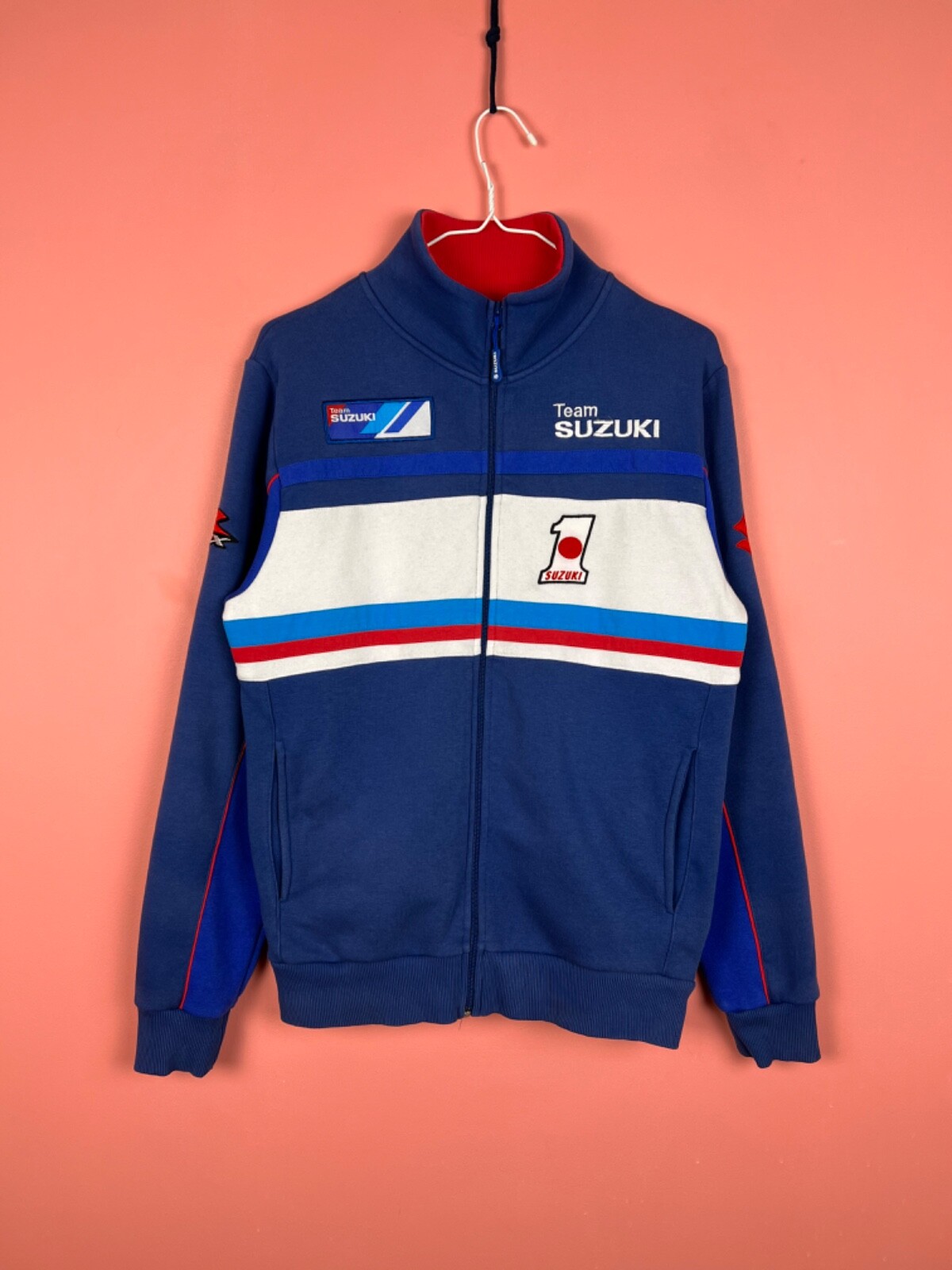 Suzuki racing zip streetwear logo - Gem