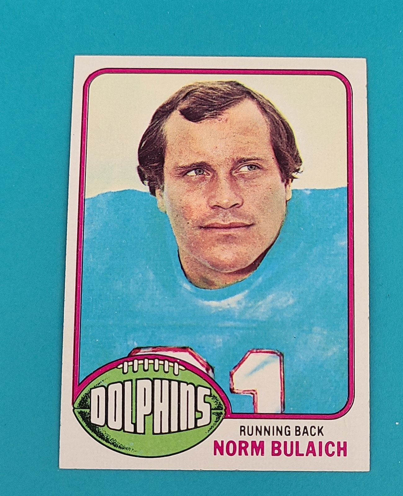 1976 Topps #413 Norm Bulaich Miami Dolphins FOOTBALL Card 5B | eBay