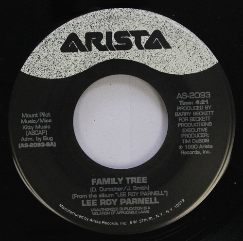 Country Nm! 45 Lee Roy Parnell - Family Tree / Red Hot On Arista | eBay