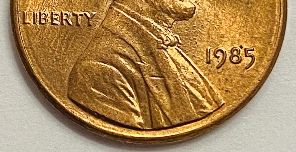 1985 No Mint Mark Lincoln Penny One Cent Circulated Error Coin | eBay