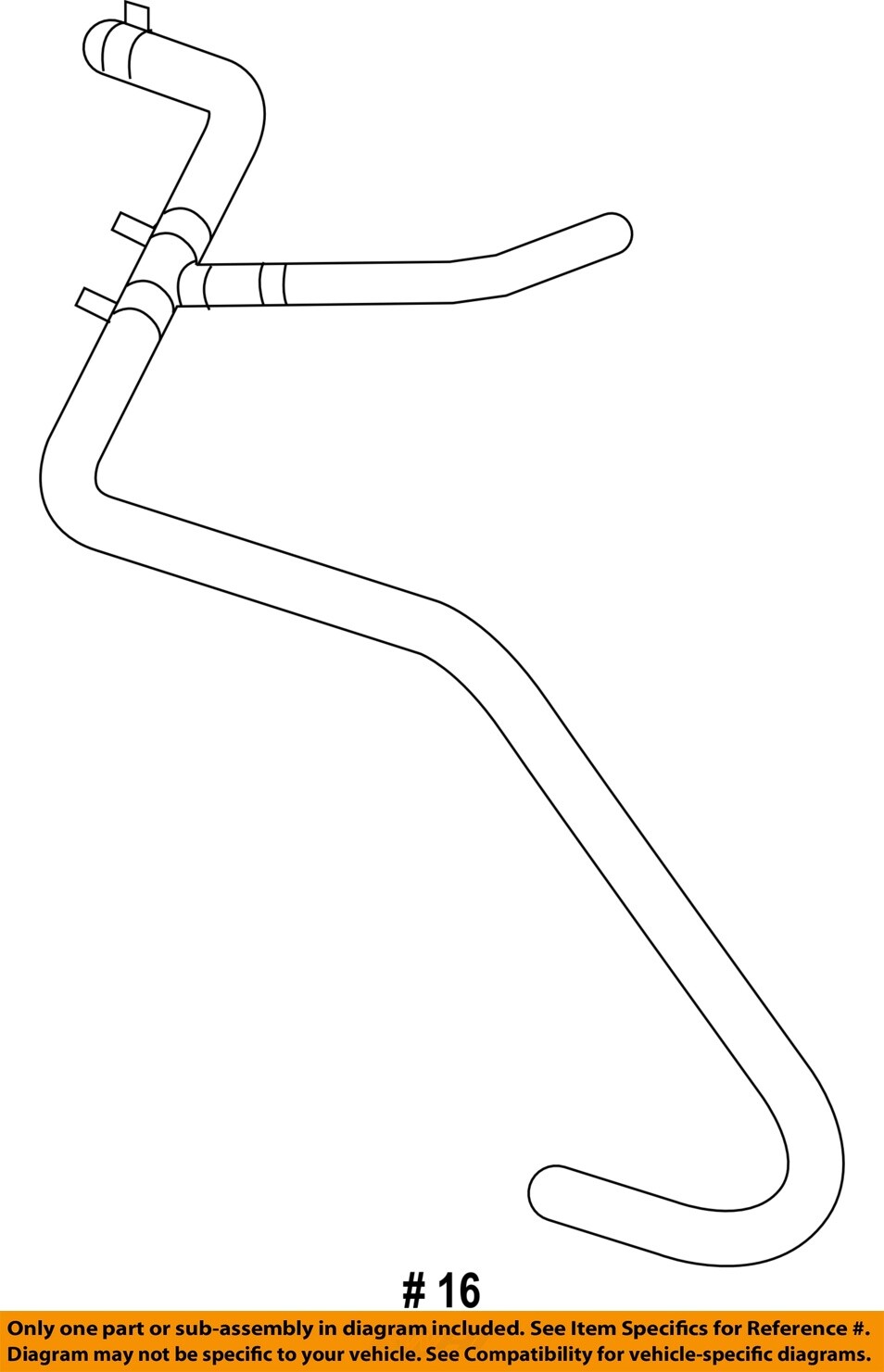 CHRYSLER OEM Radiator Coolant-Recovery Tank Bottle Overflow Hose ...