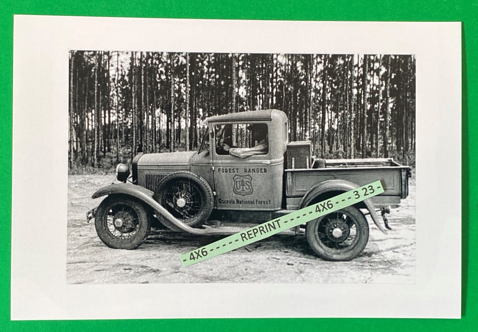 Found 4X6 PHOTO of Old US FOREST RANGER SERVICE TRUCK Osceola Florida ...