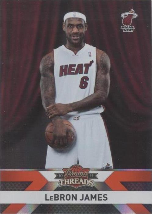 2010-11 Panini Threads - LeBron James #138 Century Proof Orange /199 ...