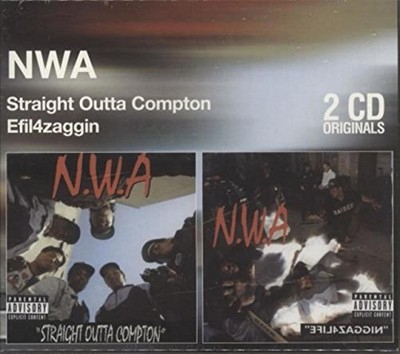 NWA - Straight Outta Compton/Efil4zaggin: 2cd Set - NWA CD 19VG The ...