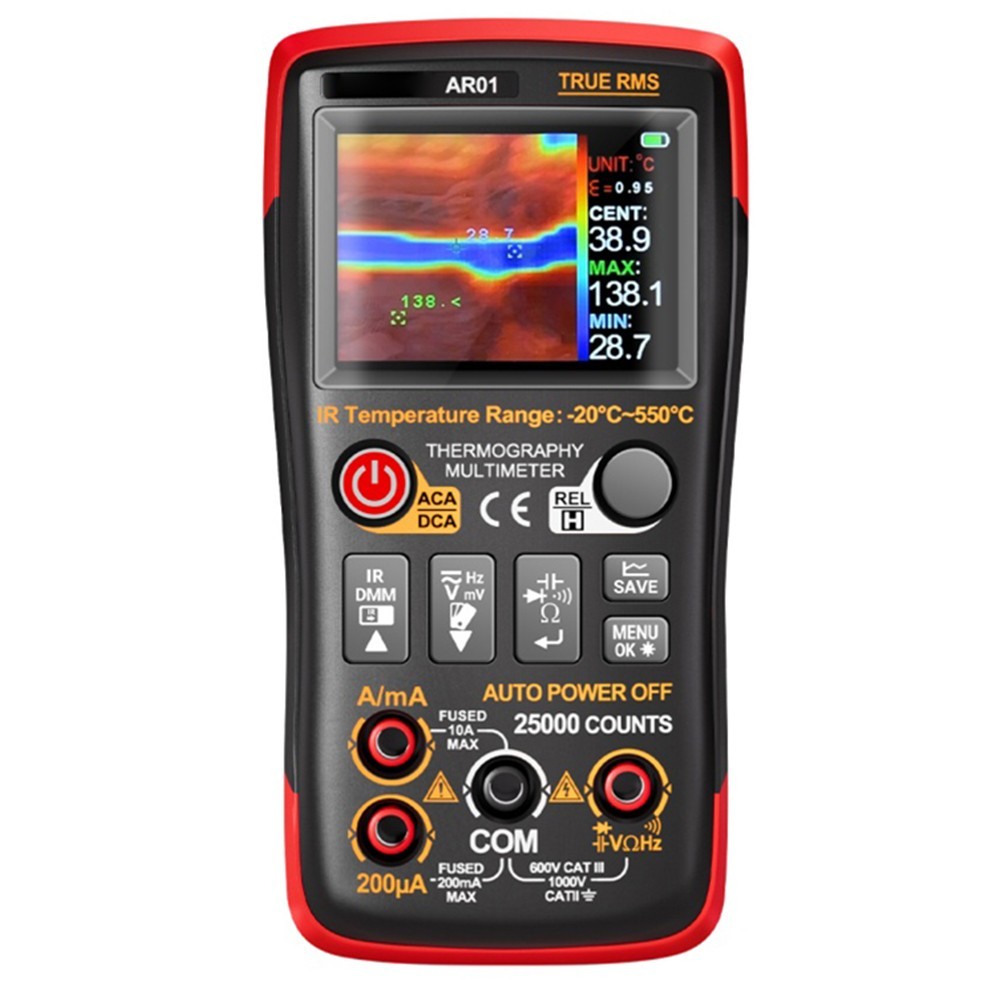 Advanced 2 in 1 Digital Multimeter with High Definition Thermal Imaging ...