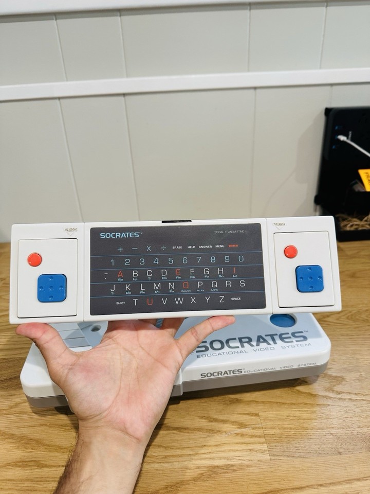 Vintage 1988 VTech Socrates Educational Video Game System Tested ...