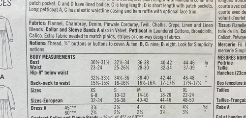 Simplicity 7752 Pattern Misses Dress Jumper Petticoat Size AA XS S M ...