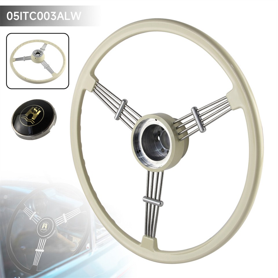 For Porsche 356 356A/B/C 1950-66 15.7" 400mm Vintage Modified Steering ...