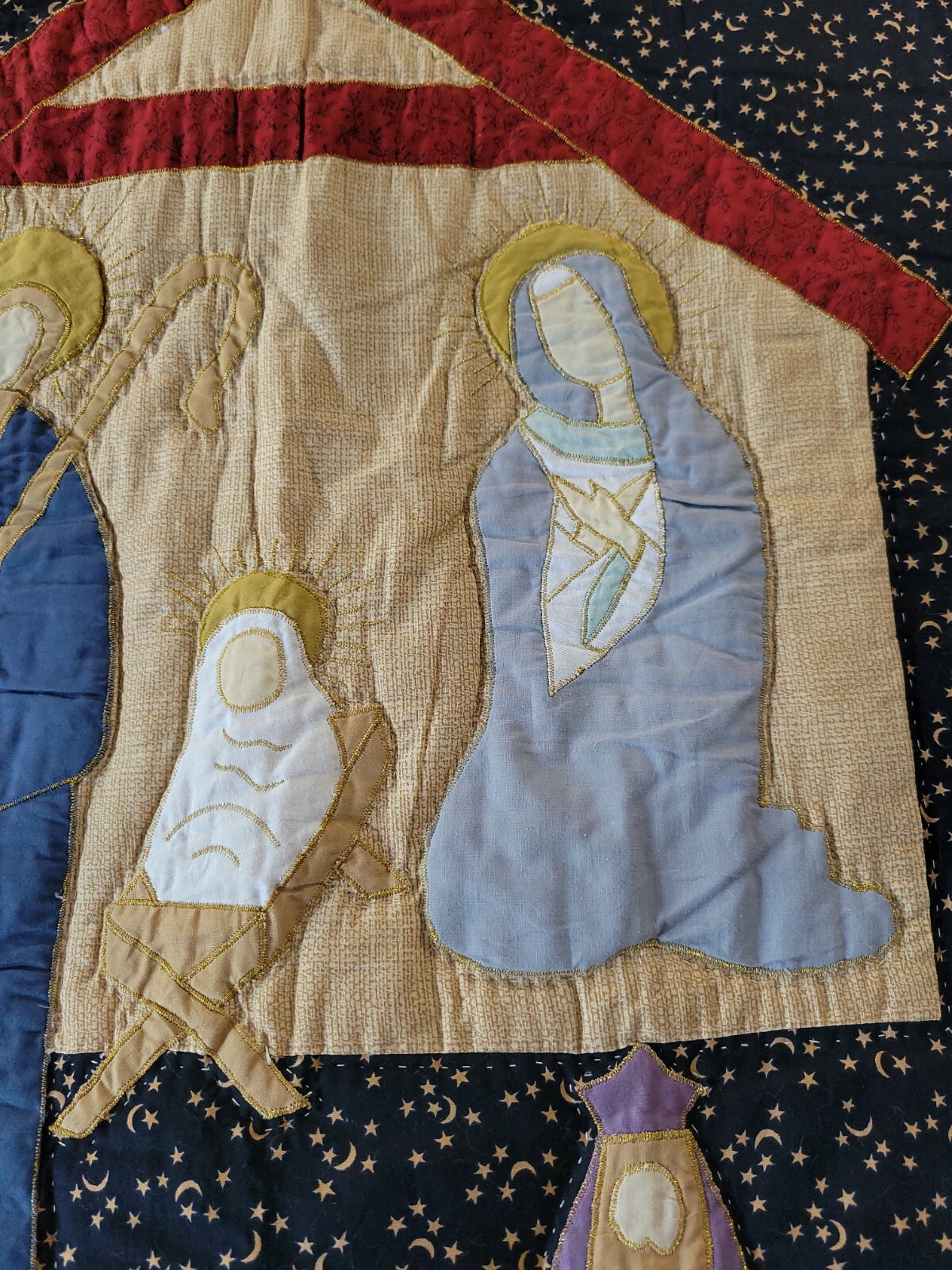 Stunning Quilt Birth of Jesus Christ Lap Quilt size 60" x 48" | eBay