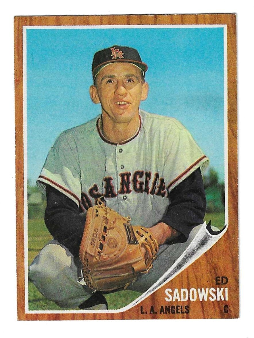 1962 Topps - #569 Ed Sadowski Los Angeles Angels - Near Mint - short ...